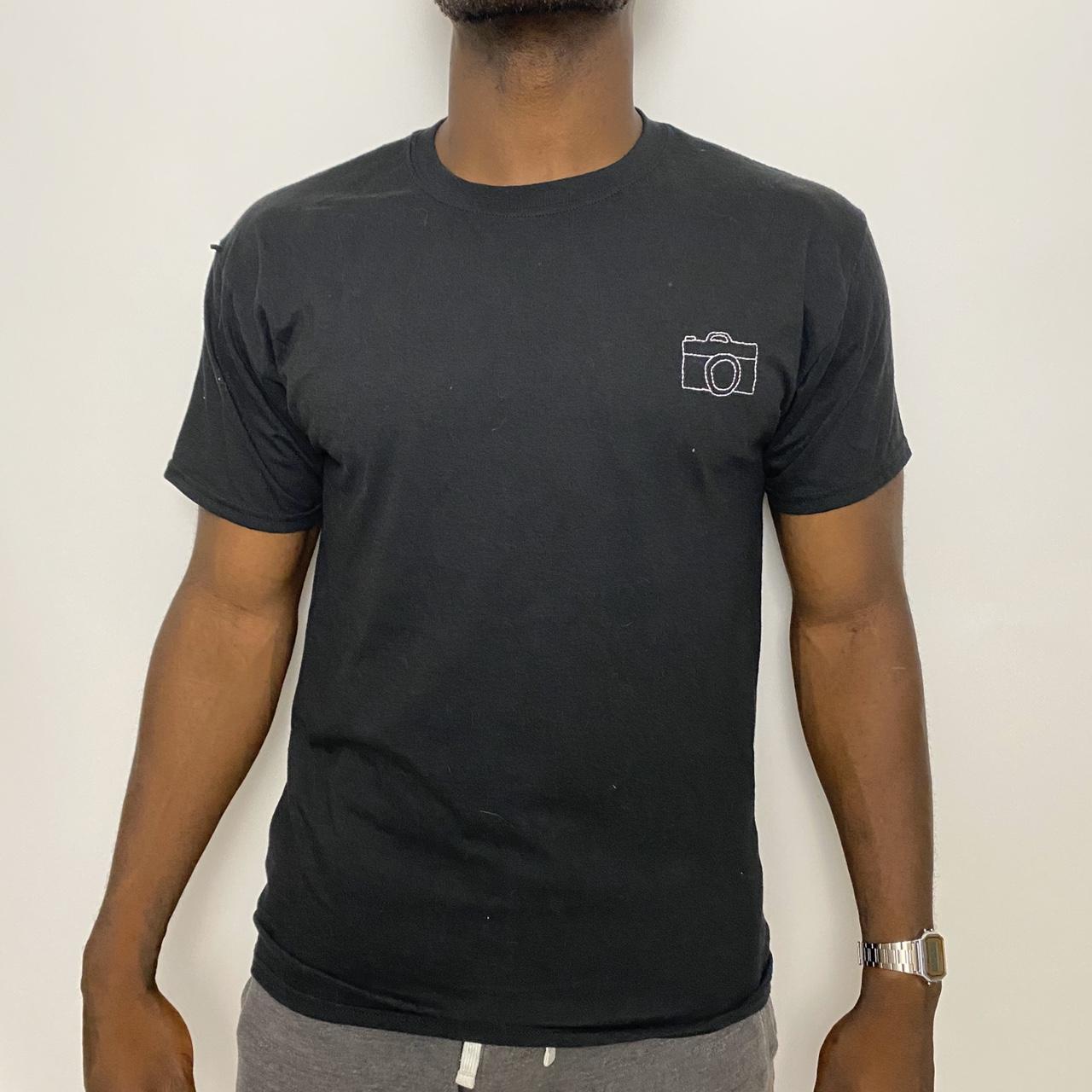 Hand embroidered camera on chest Size Medium Model... - Depop