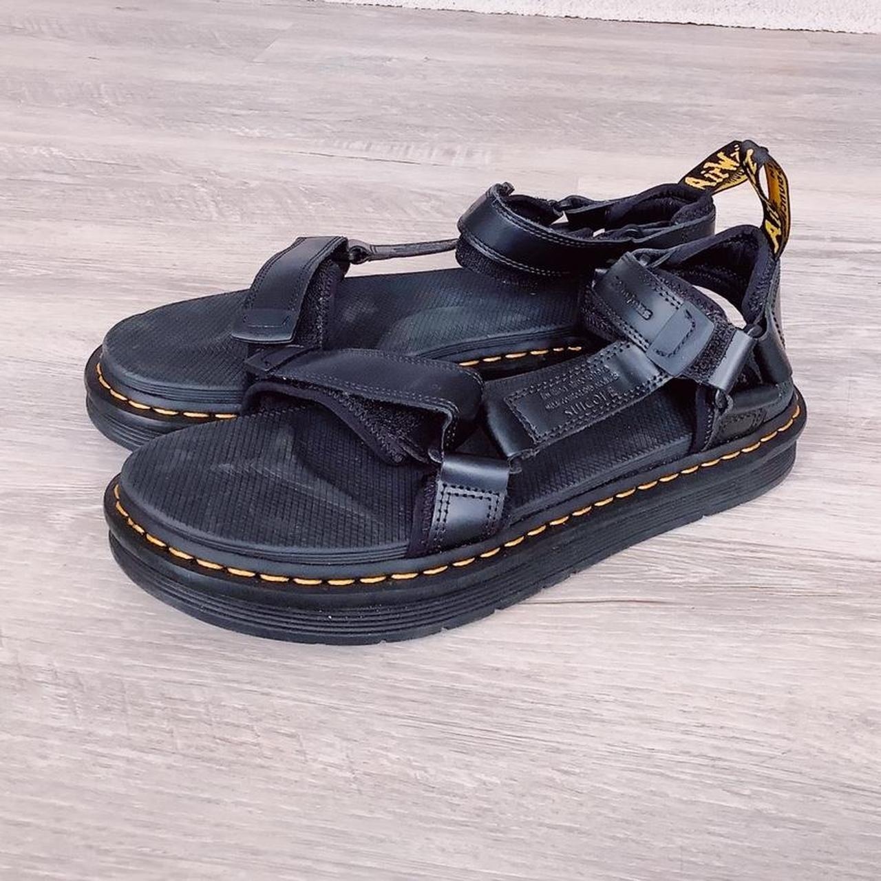 Dr. Martens Men's Black Slides | Depop