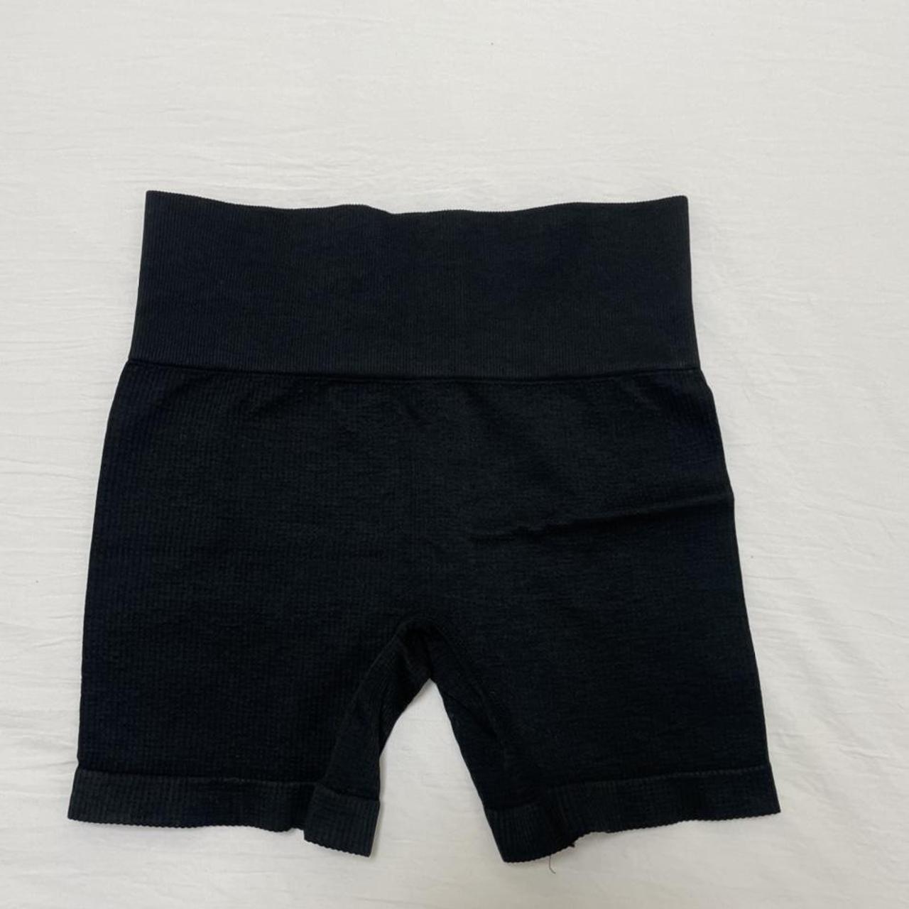 The most amazing and flattering black spandex biker... - Depop