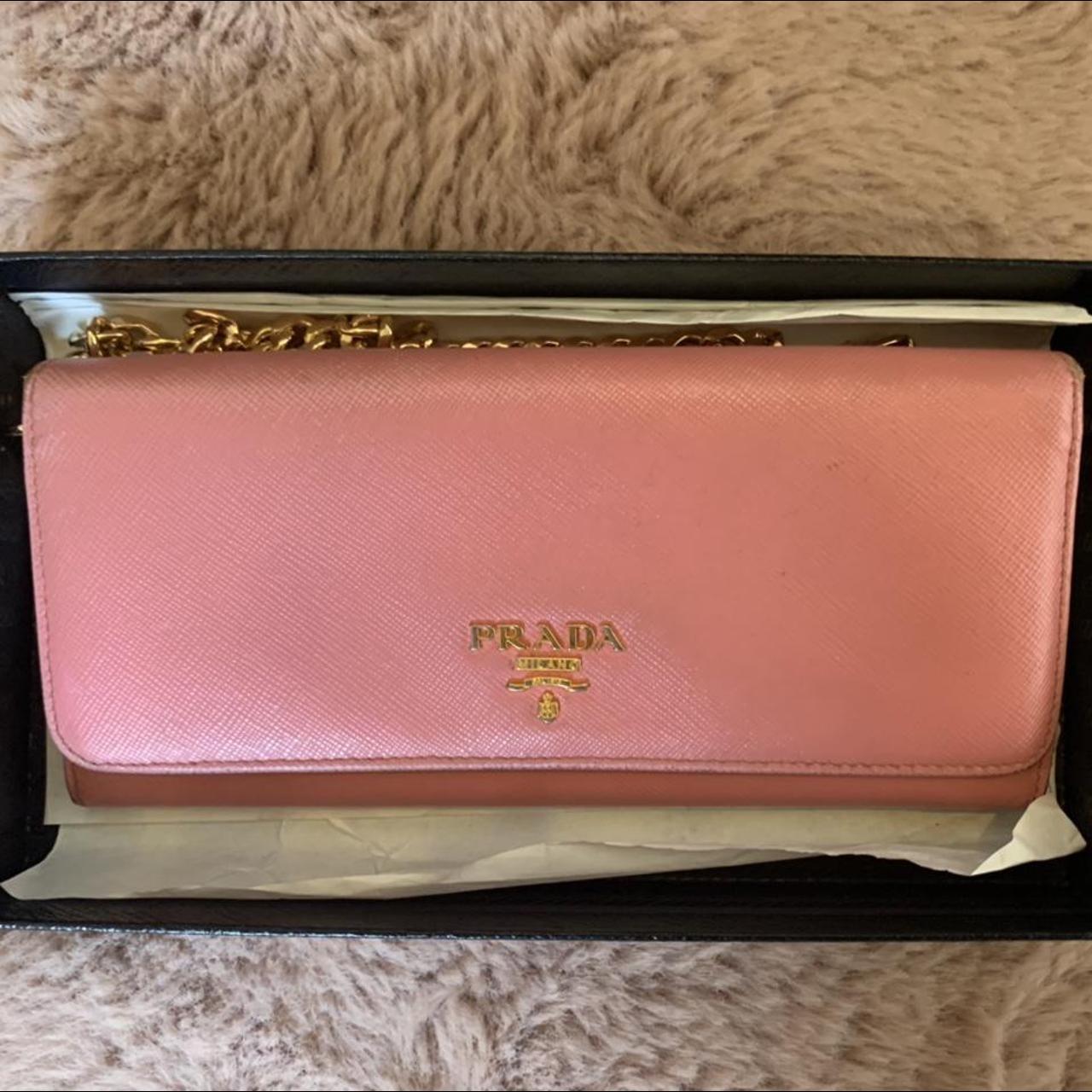 Prada Women's Pink Bag | Depop