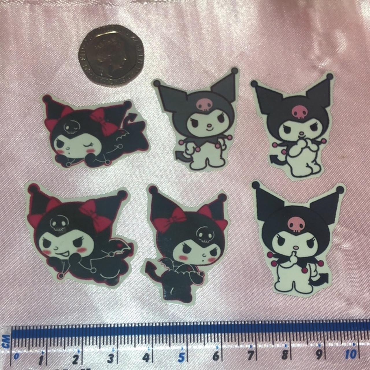 6 of the cutest kuromi stickers! 💖🥺 includes two... - Depop