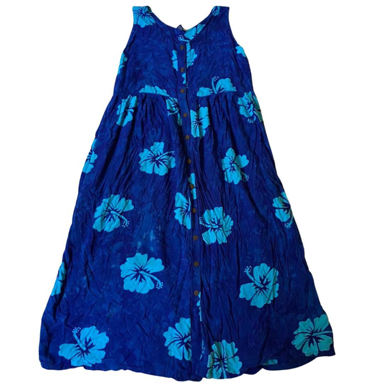 Authentic Hawaiian hibiscus dress. Very flowy and... - Depop