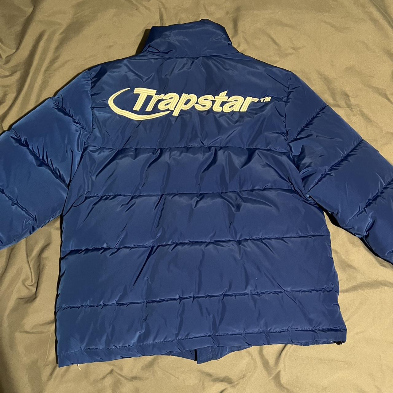Trapstar hyperdrive puffer - Blue Size... - Depop