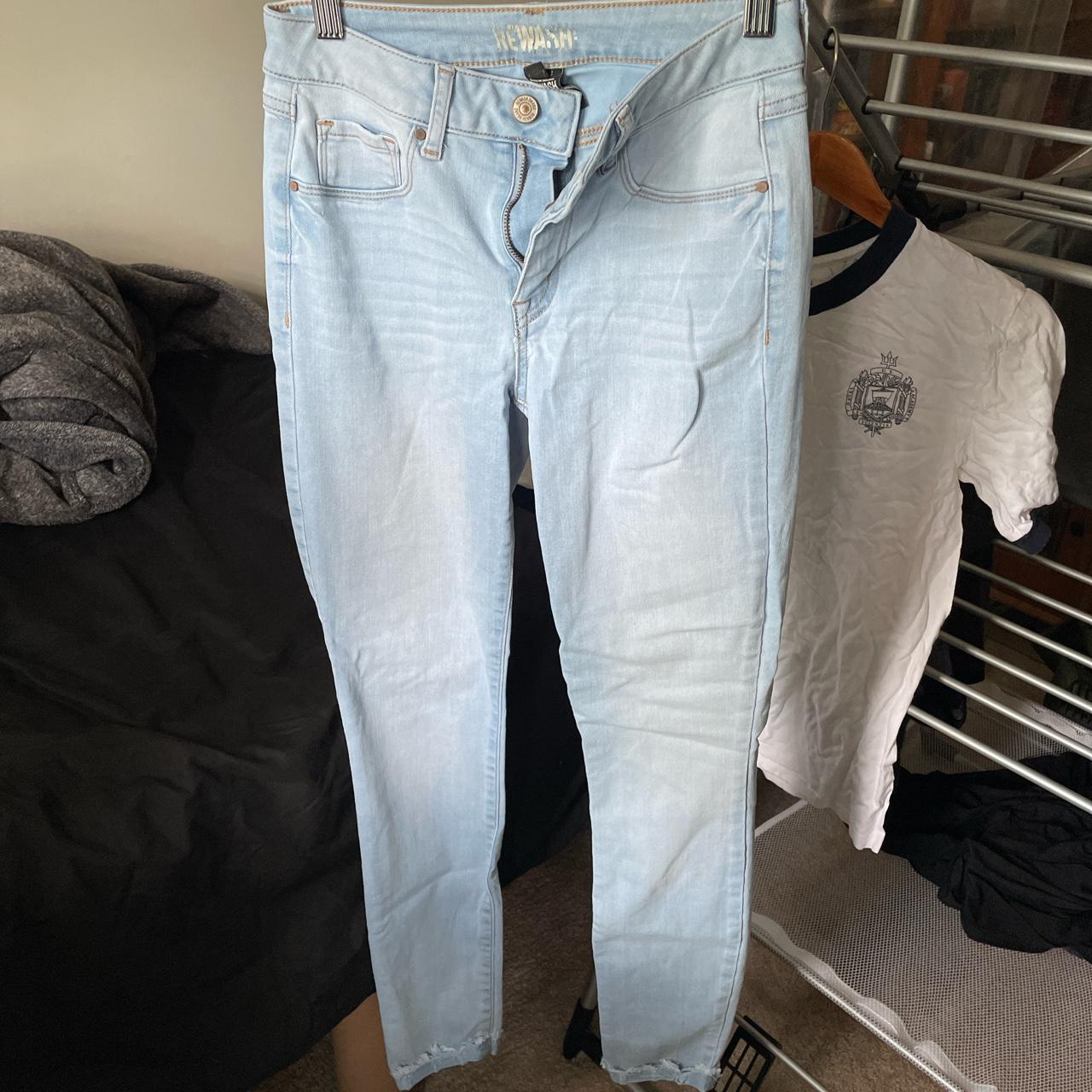 Rewash Women's Blue Jeans | Depop