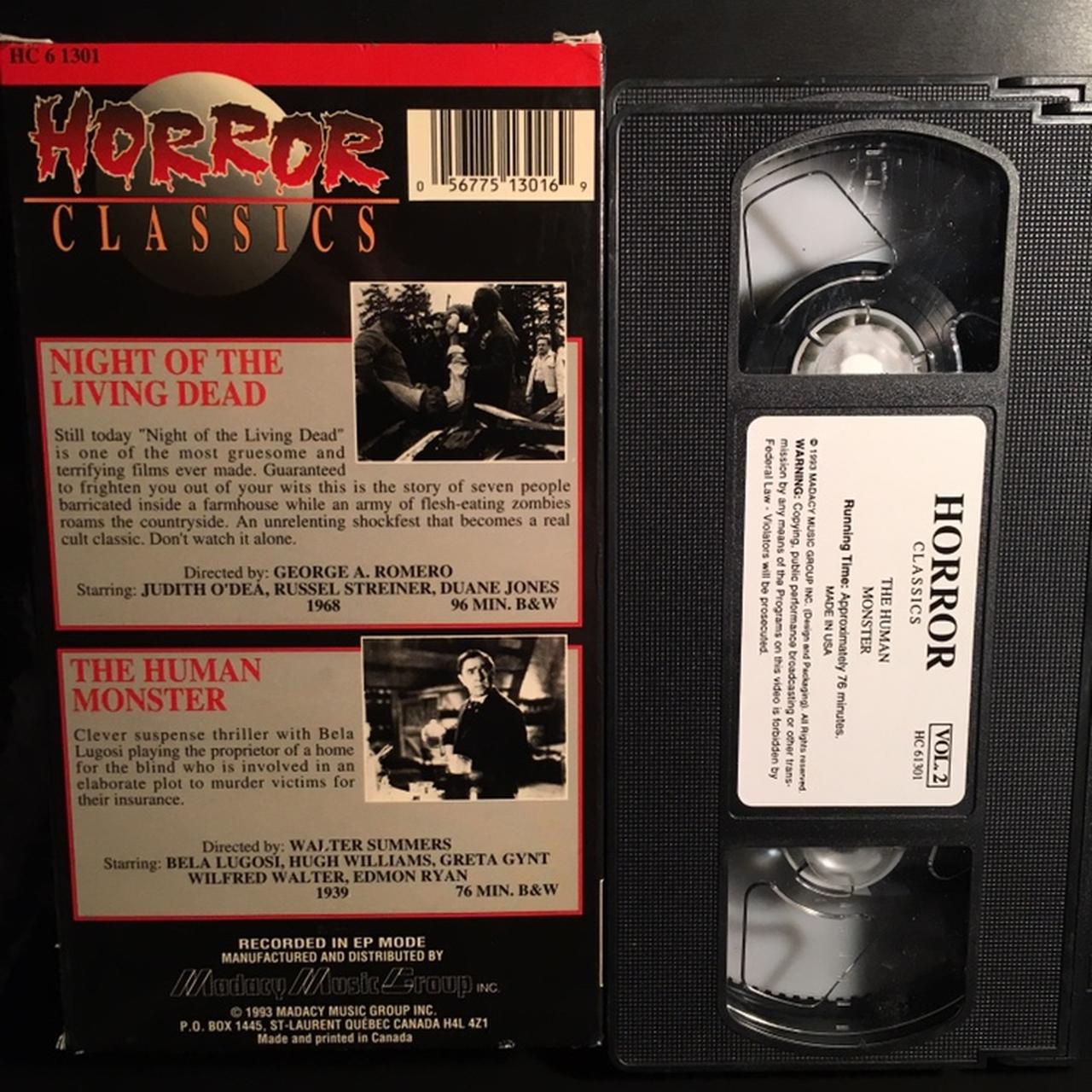 Horror Classics - VHS Set -Night Of The Living... - Depop