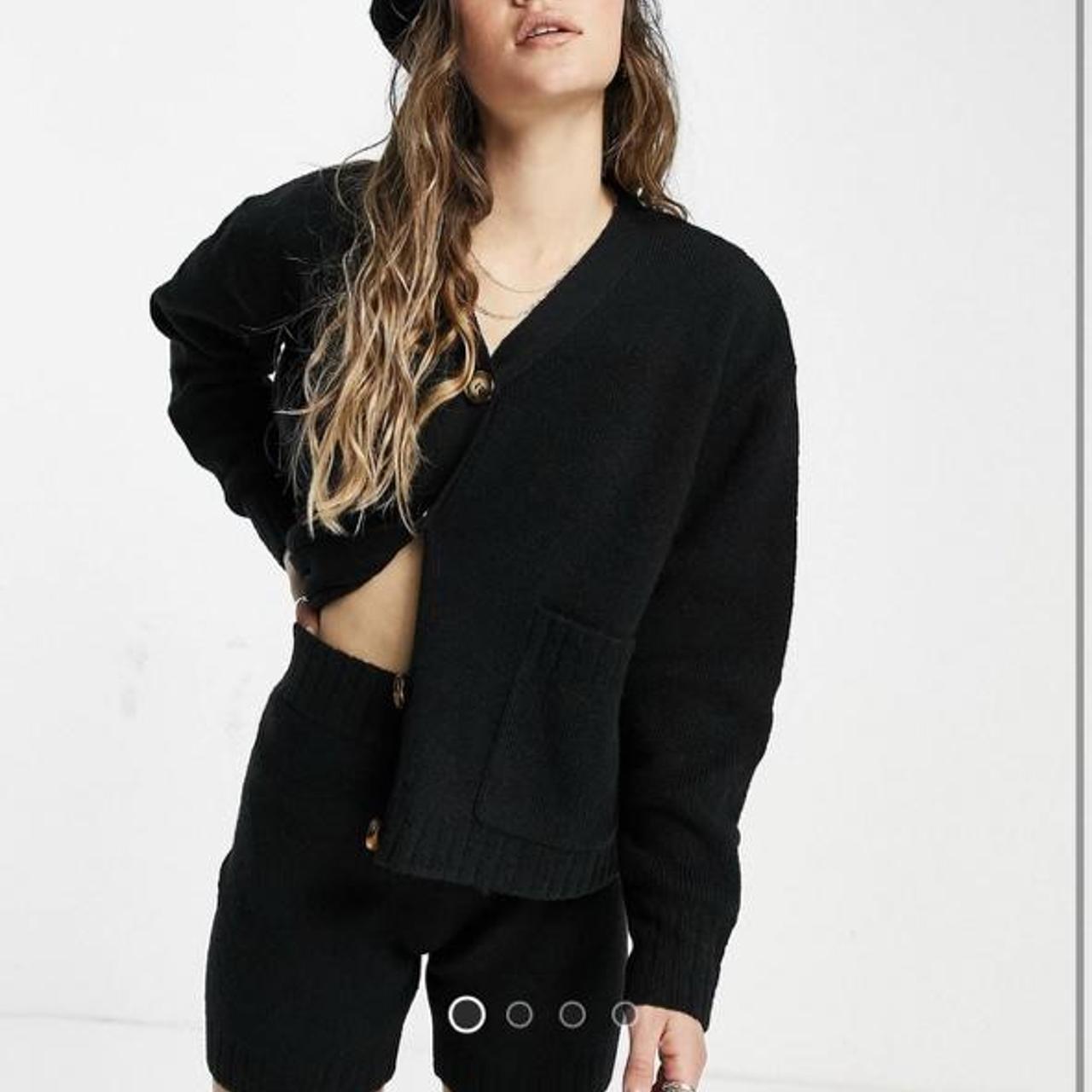 Topshop knitted co ord v neck cardigan in... - Depop