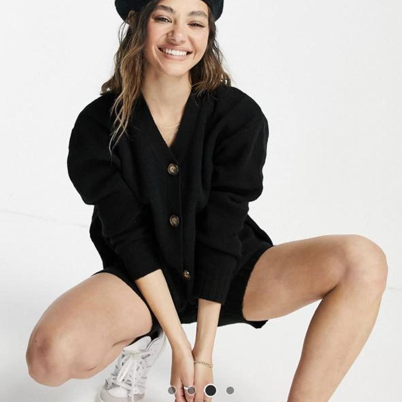 Topshop knitted co ord v neck cardigan in... - Depop