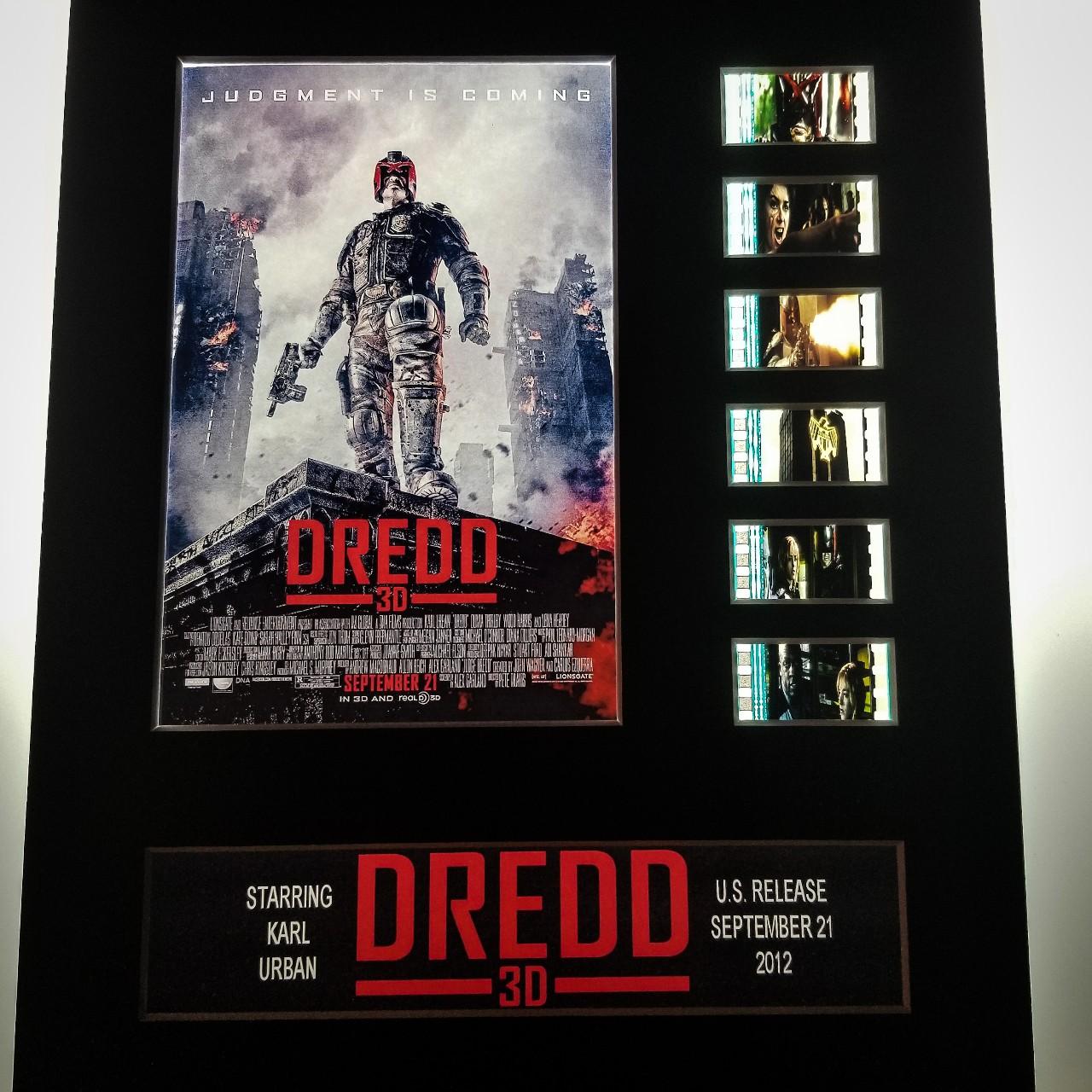 DREDD 2012 Karl Urban Judge 8x10 real film cell... - Depop