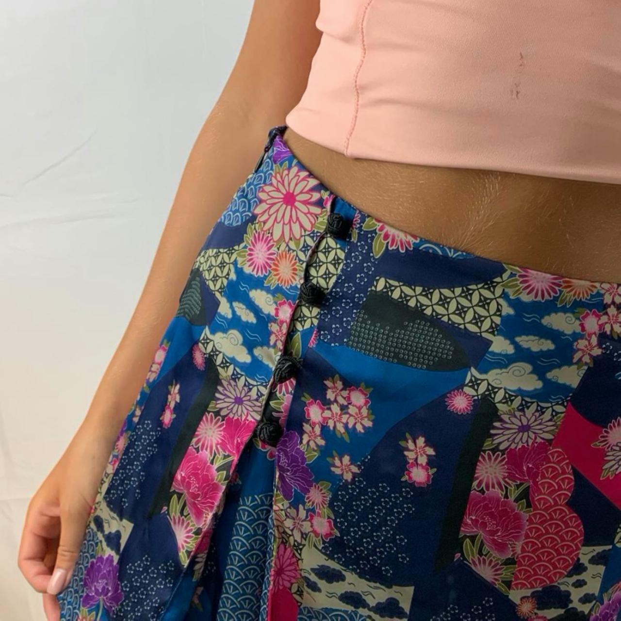 Coolest multi color patchwork skirt from zara!! So... - Depop