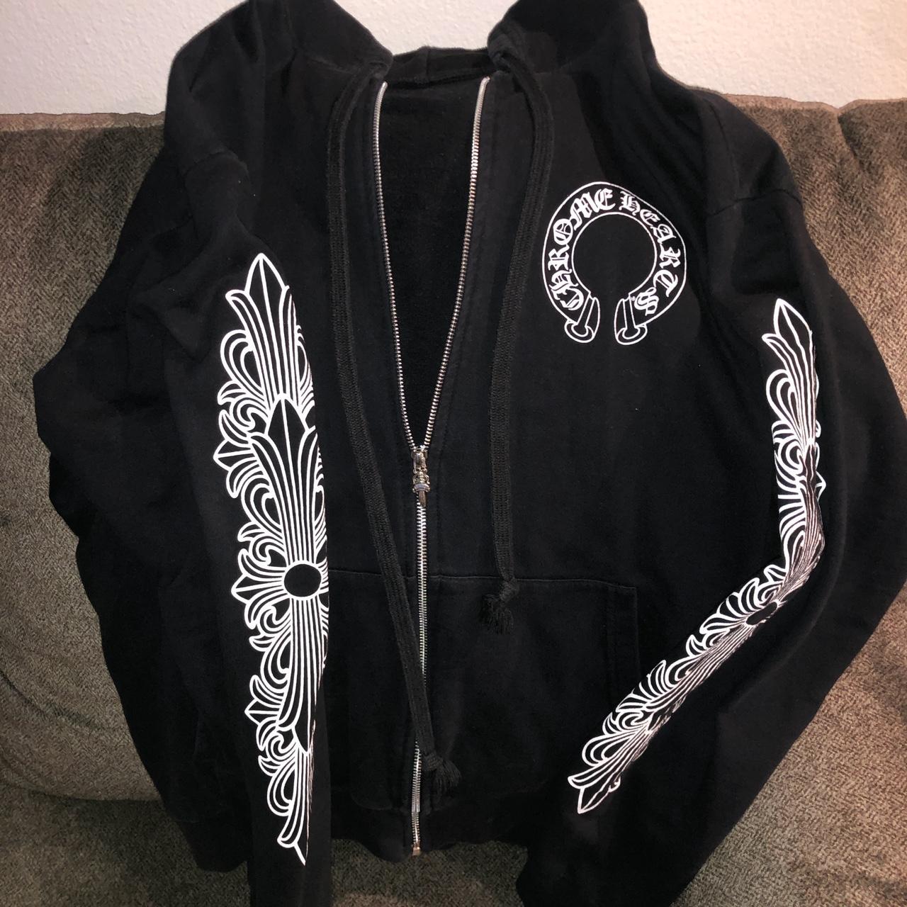 Chrome Hearts Men's Black Jacket | Depop