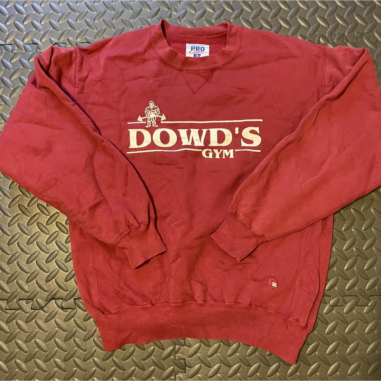 Vintage Dowds Gym sweater Color burgundy / Red... - Depop