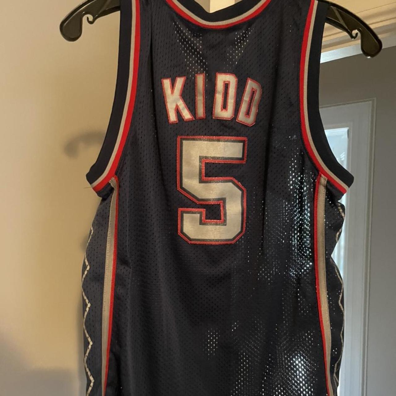 Authentic Jason Kidd New Jersey Nets NBA jersey size... - Depop
