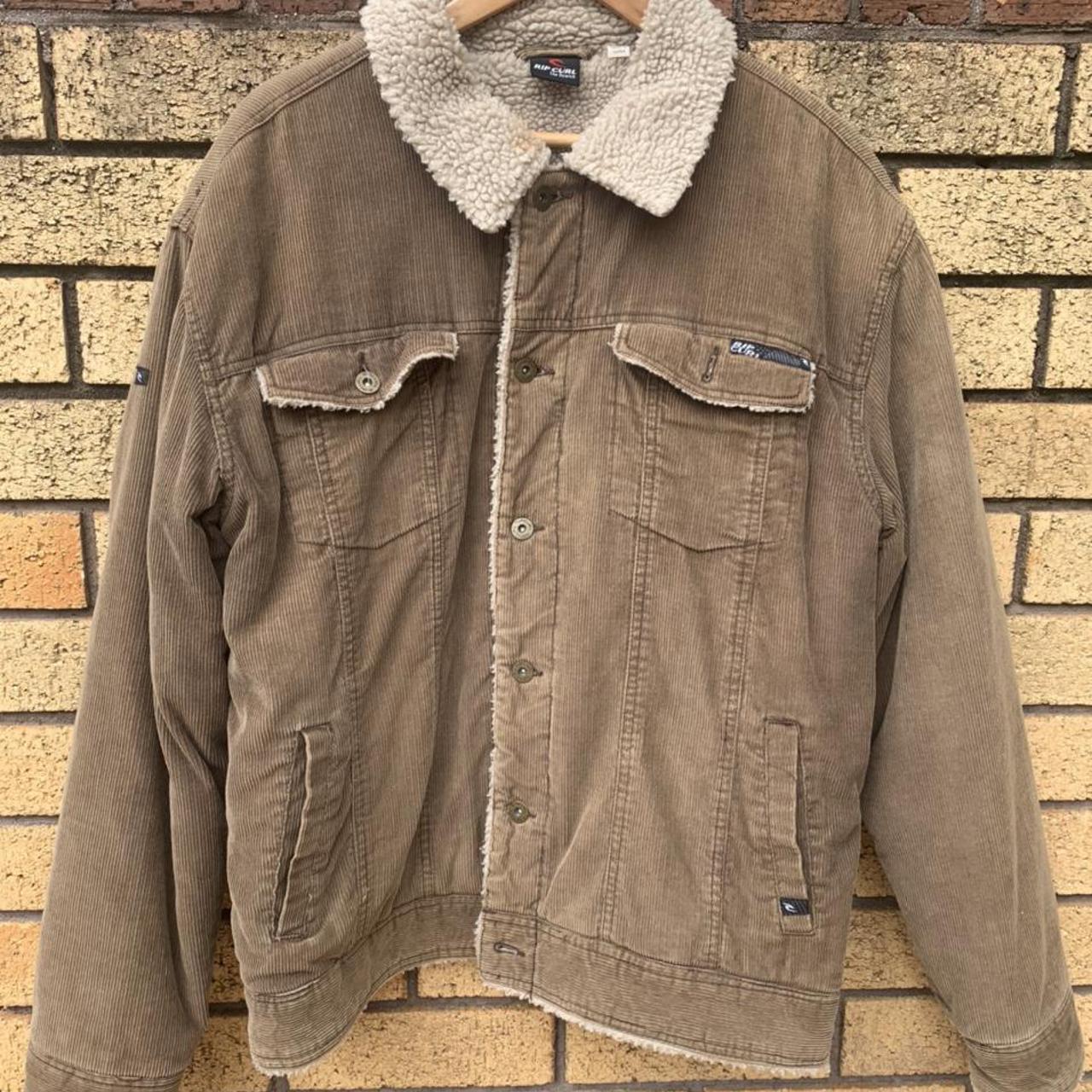 Y2K Rip curl corduroy Jacket. Super thick and comfy.... - Depop