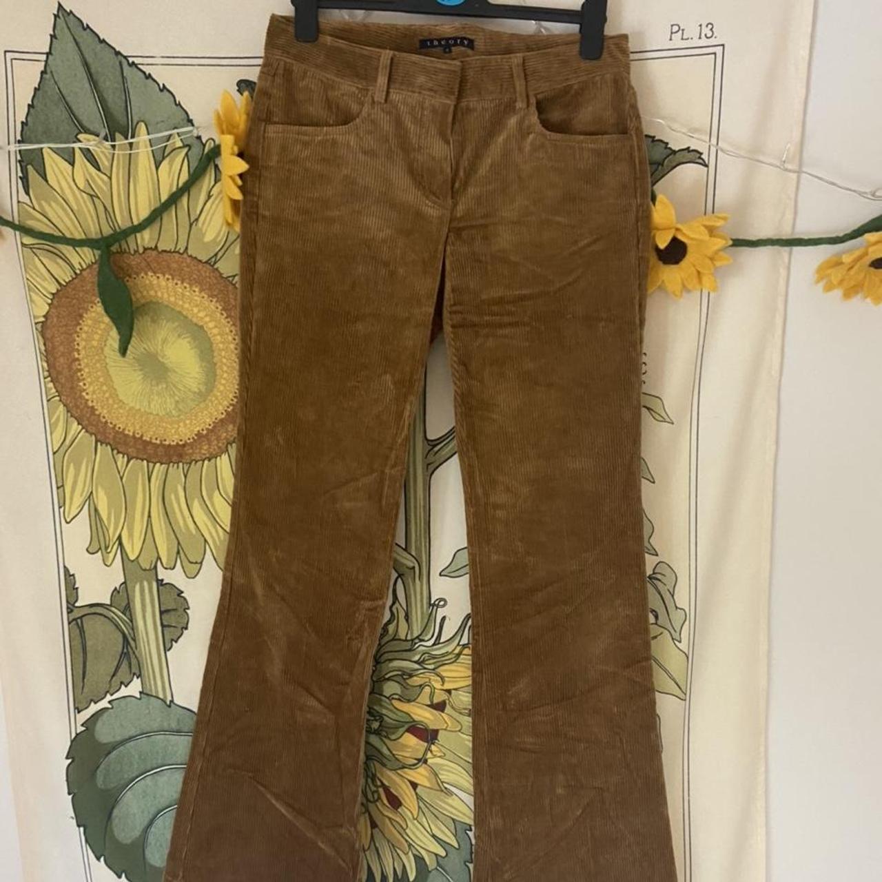 Golden brown corduroy jeans! With zip, hidden hook... - Depop
