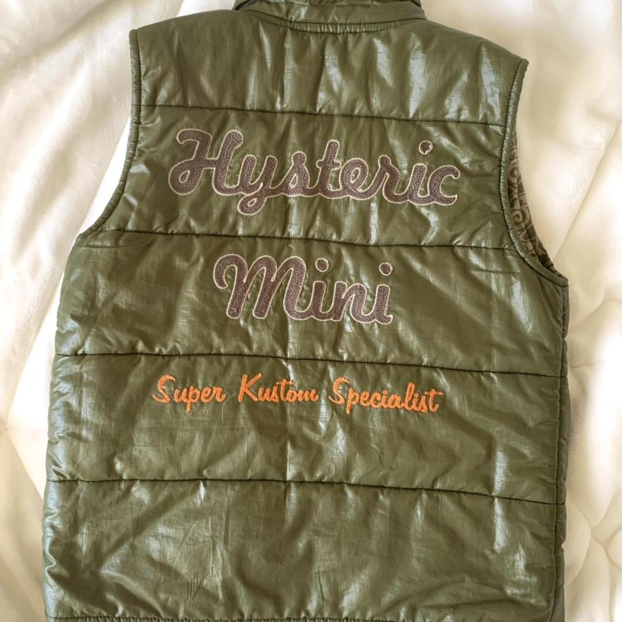 Rare cropped Hysteric Glamour reversible puffer vest... - Depop