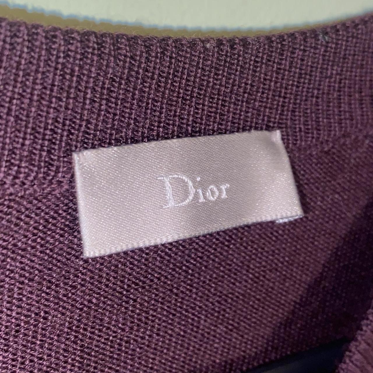 Dior Homme Bullet Hole Knit Sweater -size small -in... - Depop