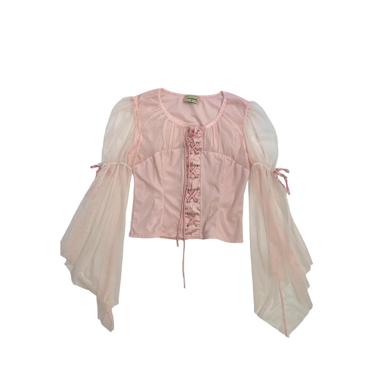 VINTAGE COTTAGE FAIRY CORE TOP 🍒 free UK shipping... - Depop