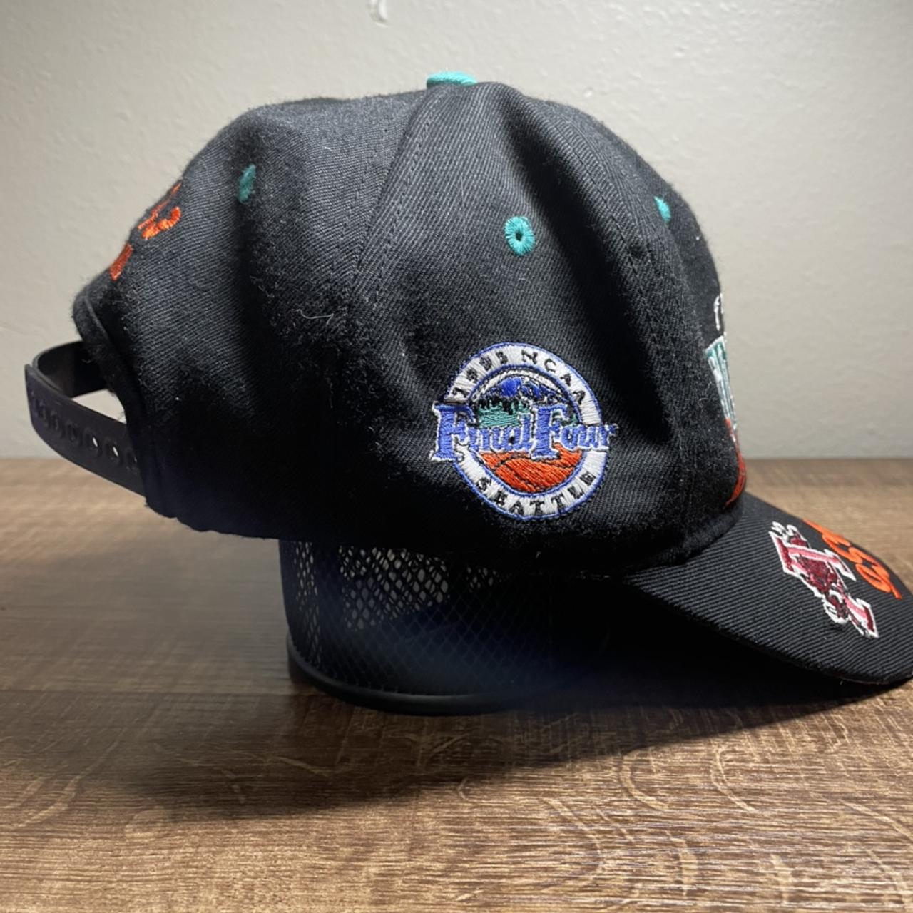 Vintage 1995 NCAA final four SnapBack hat. Contains... - Depop