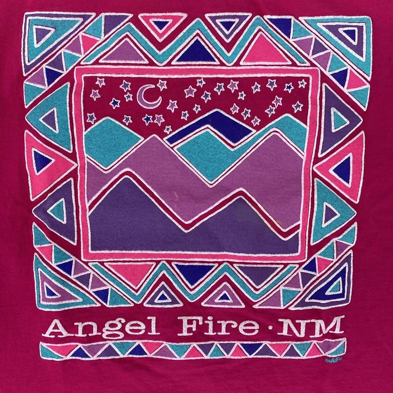 VINTAGE 1990s ÁNGEL FIRE NEW MEXICO T SHIRT •Size... - Depop