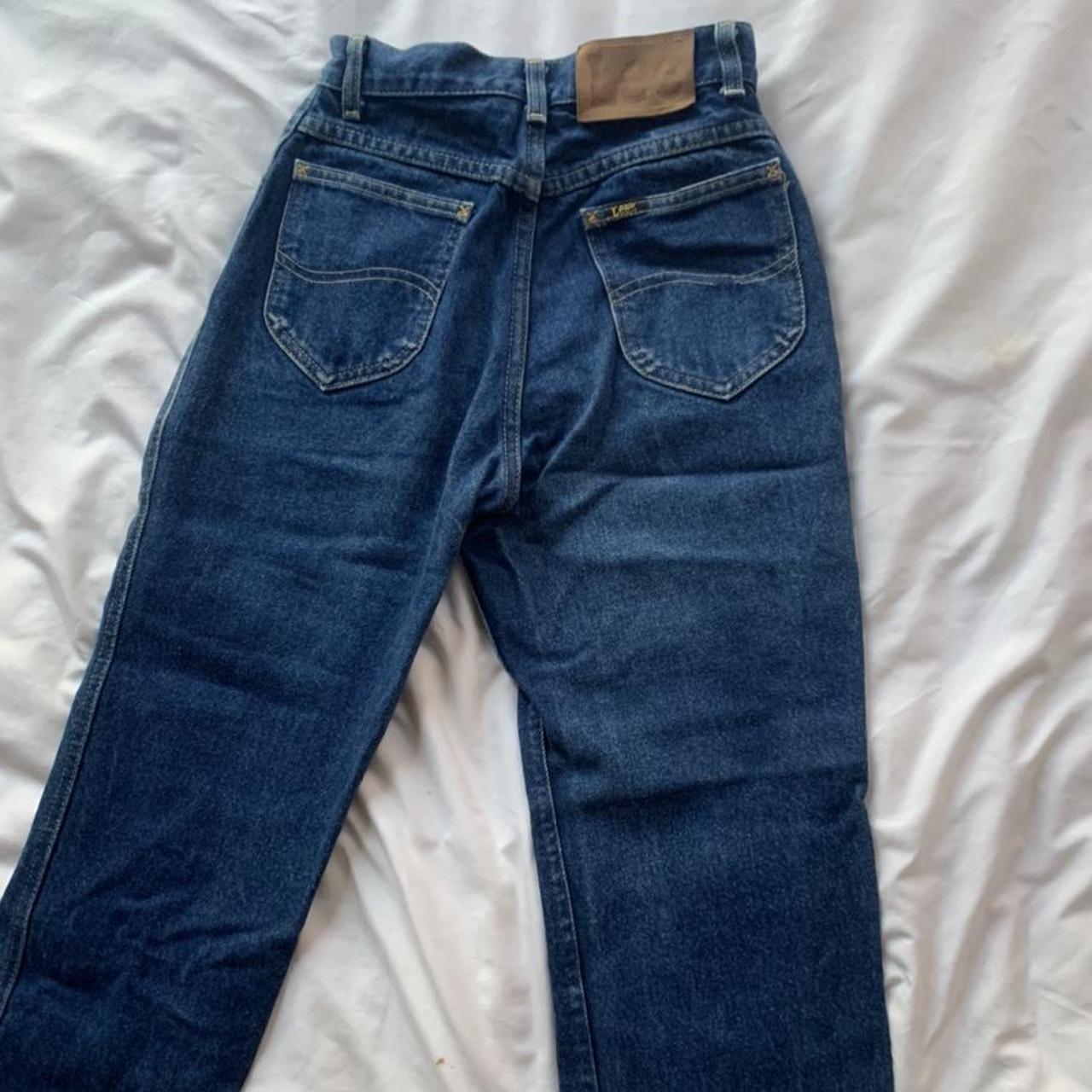 Vintage, perfectly worn in Lee jeans. These classic... - Depop