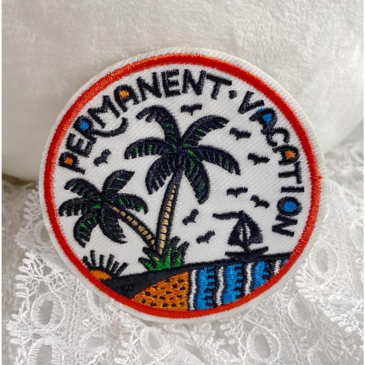 Iron On Patch Permanent Vacation-D2 Brand... - Depop