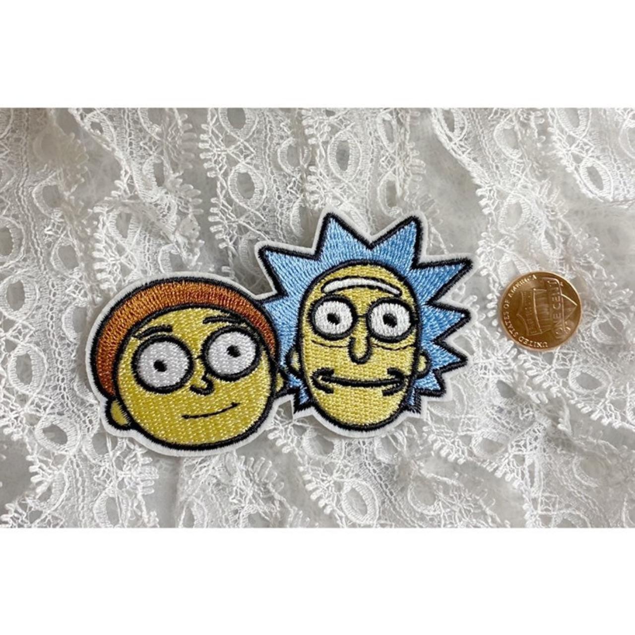 Iron on patch Rick and Morty cartoon-G2 Brand... - Depop