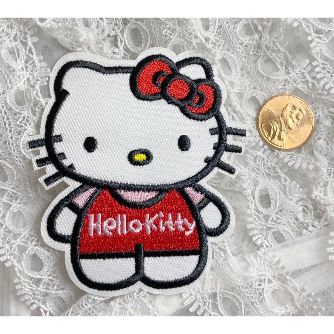 iron on patch:Hello kitty -N Brand new Measurement:... - Depop