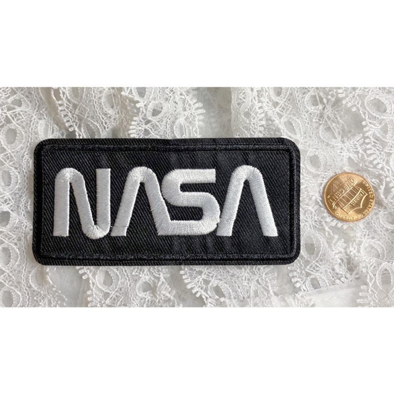 Iron on patch NASA Patch National Aeronautics and... - Depop