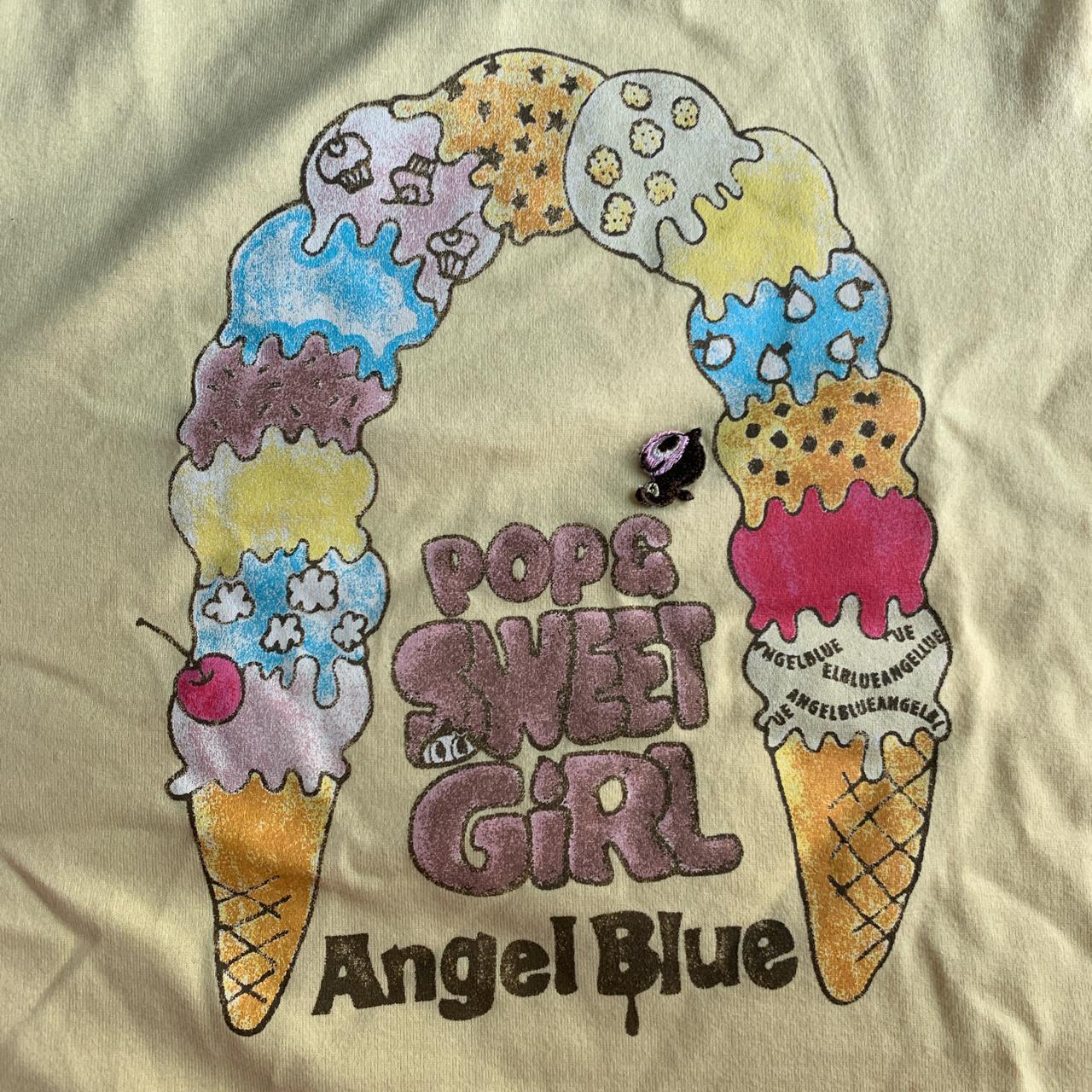 New with tags Angel Blue baby tee, ringer tee, never... - Depop
