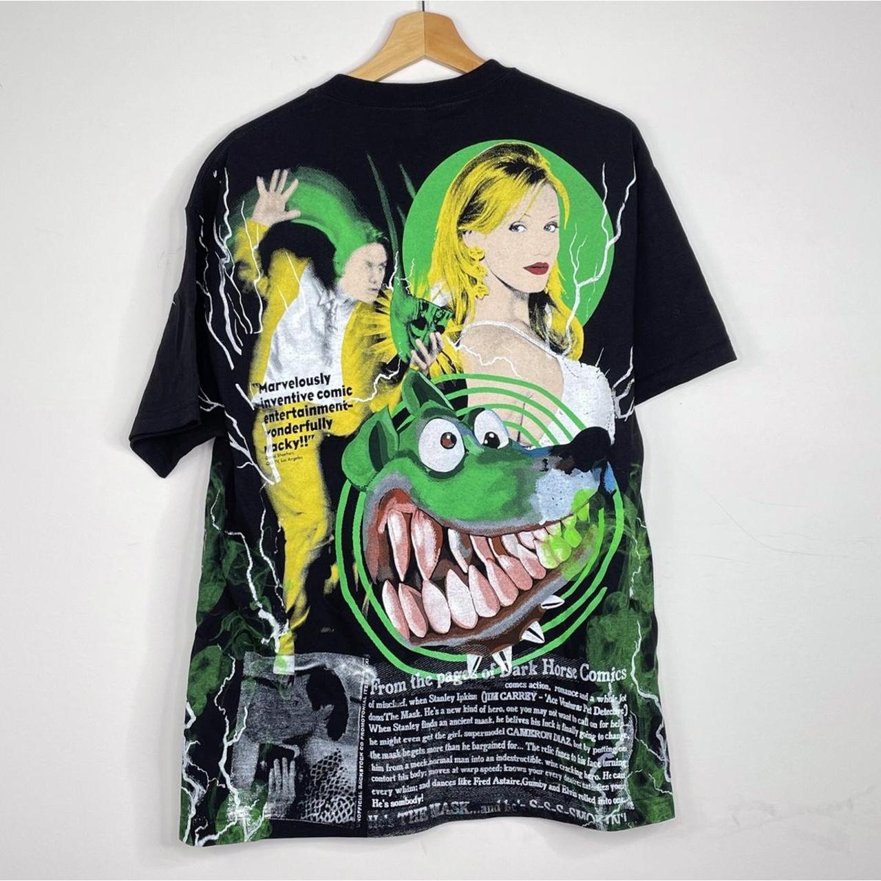 Check out this amazing vintage the mask all over... - Depop