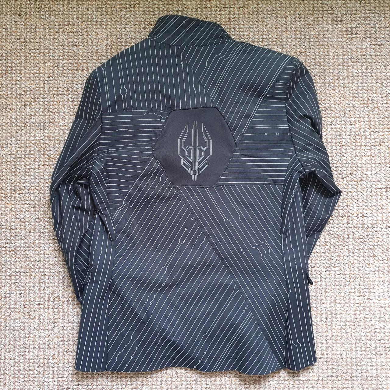 Cyberdog mens jacket with reflective stripes. Size... - Depop