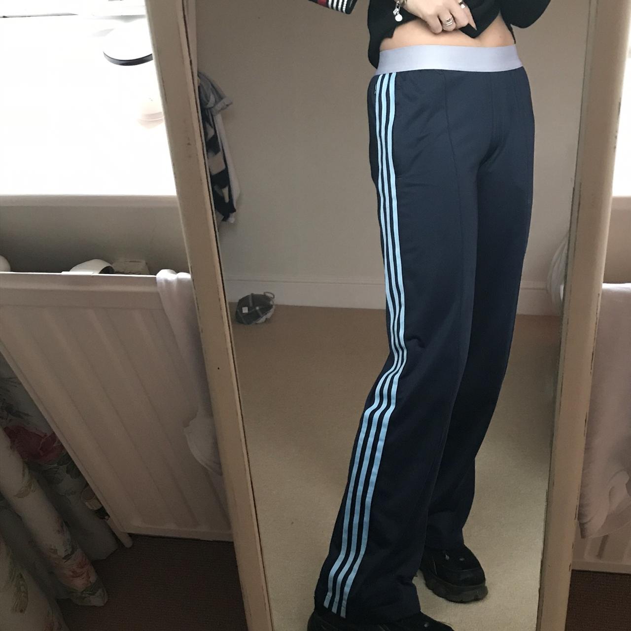 Navy adidas trackies!!! UK 8 $$ Make me offers $$ - Depop