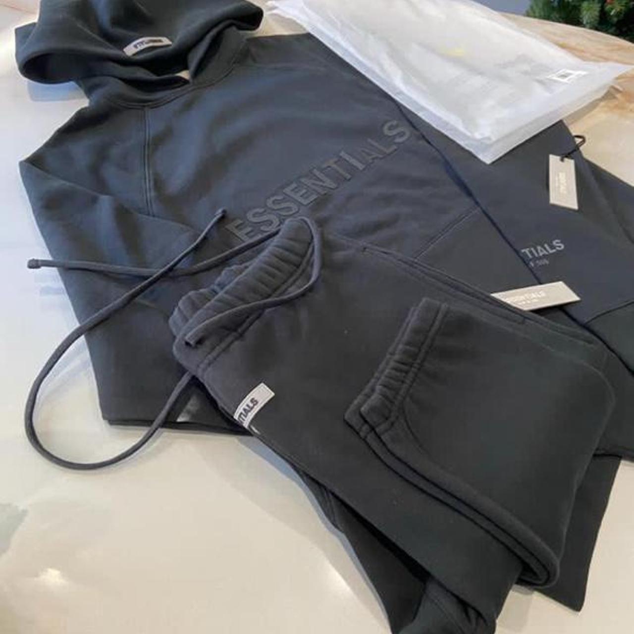 ESSENTIALS BLACK TRACKSUIT #FOG Brand new | Depop