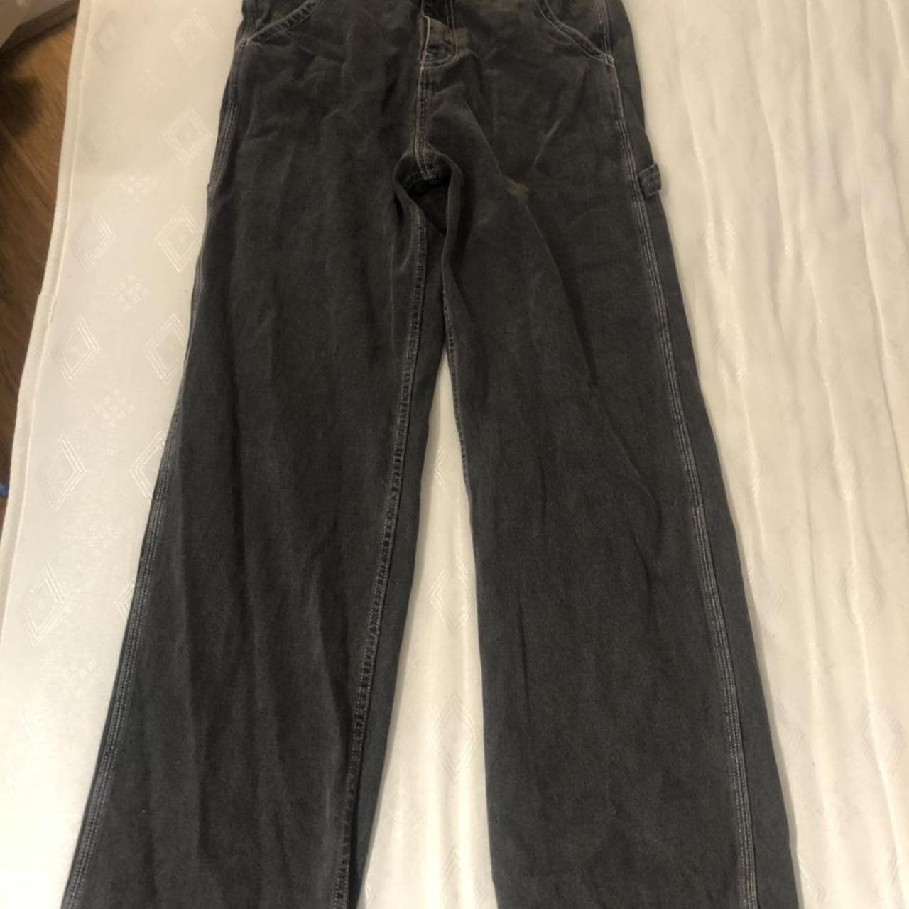 Minga London carpenter jeans - washed black Size... - Depop
