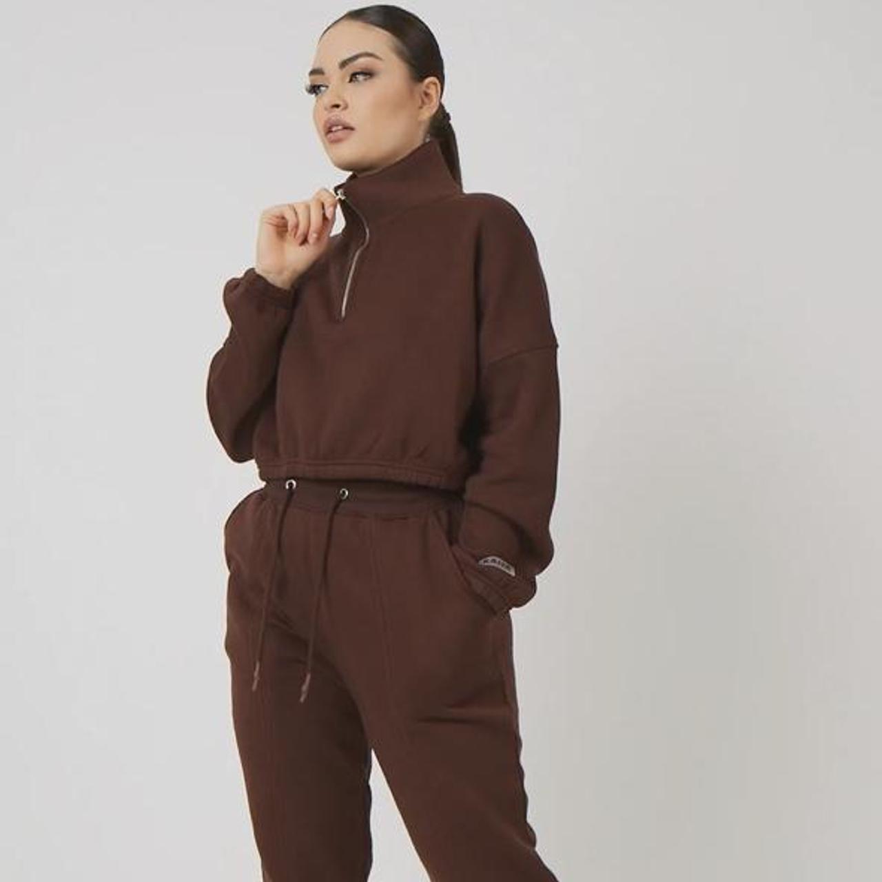 Chocolate brown tracksuit! Brand new with tags!... - Depop