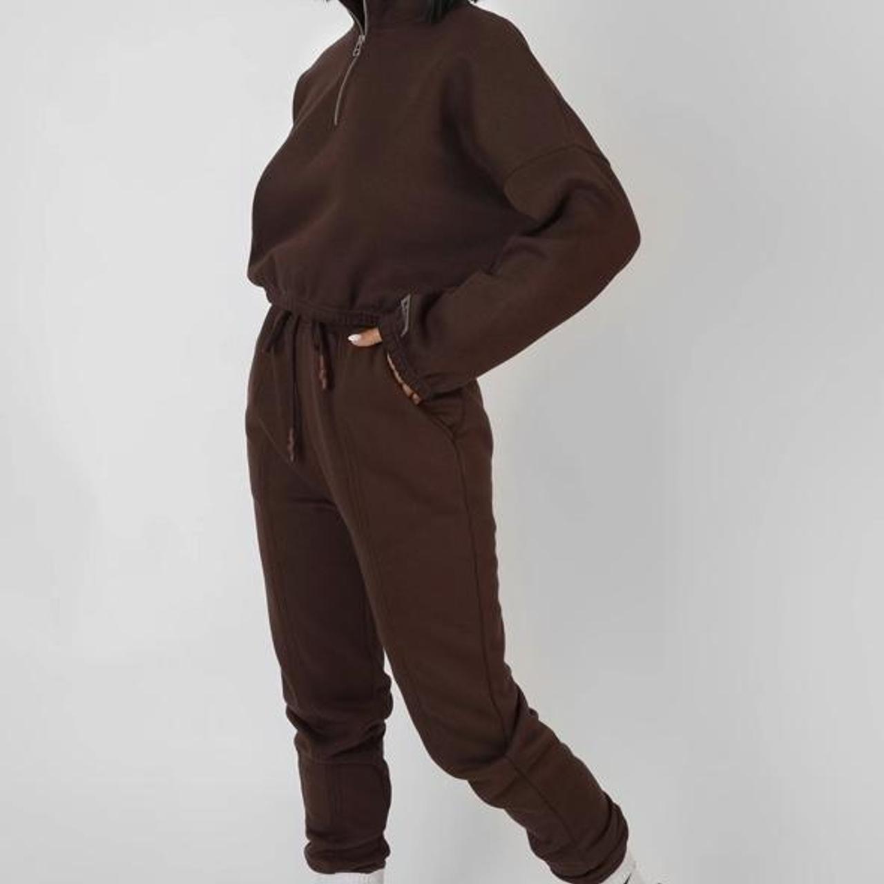 Chocolate brown tracksuit! Brand new with tags!... - Depop