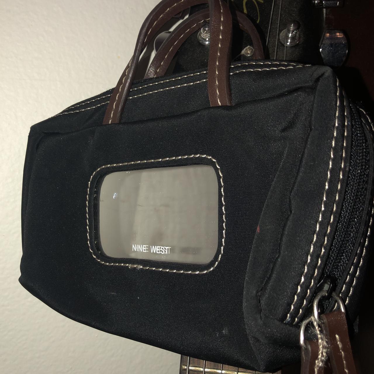 early 2000s y2k mirrored nine west mini bag *red... - Depop