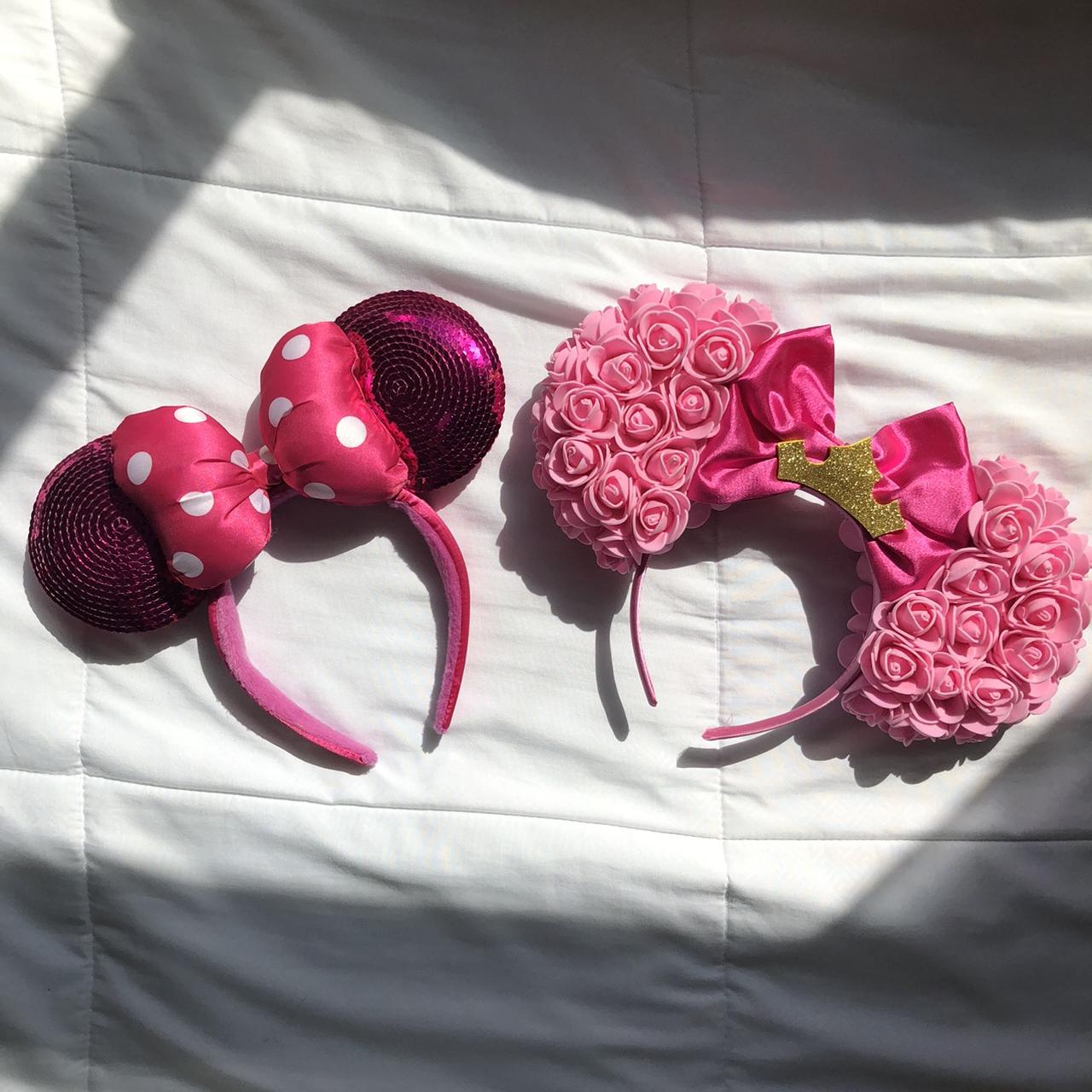Pink Disney Ears Set Depop