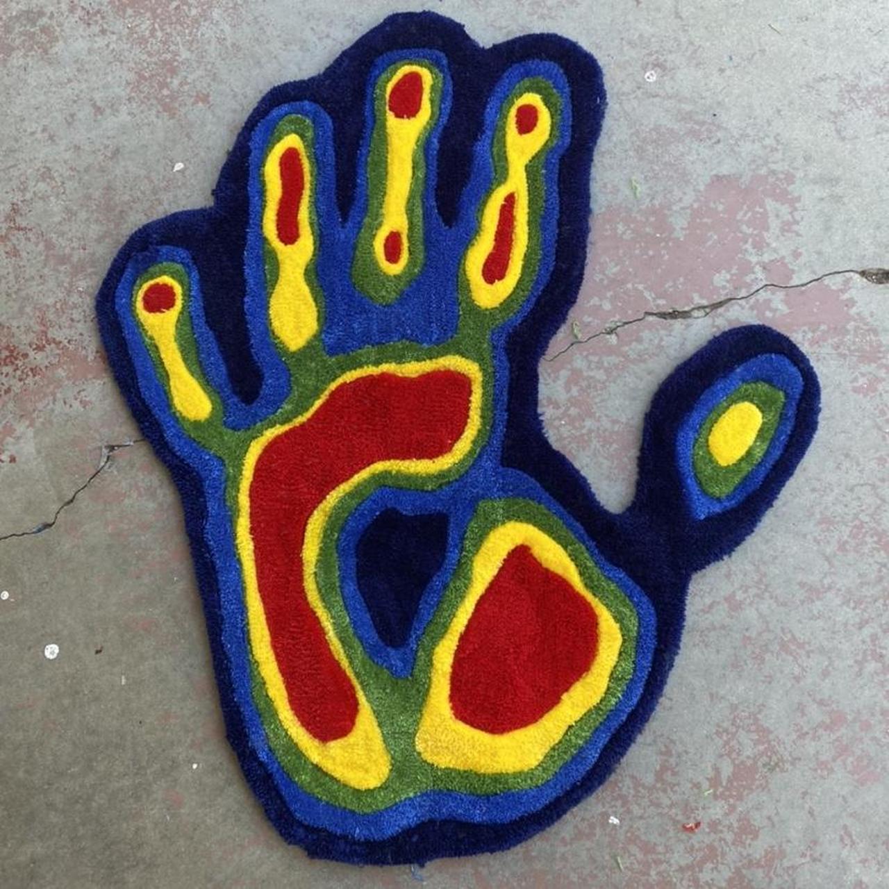 CUSTOM THERMAL HAND RUG (3.6ft x 3ft) (Made to... - Depop