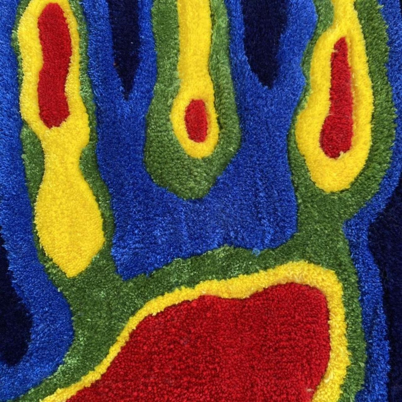 CUSTOM THERMAL HAND RUG (3.6ft x 3ft) (Made to... - Depop