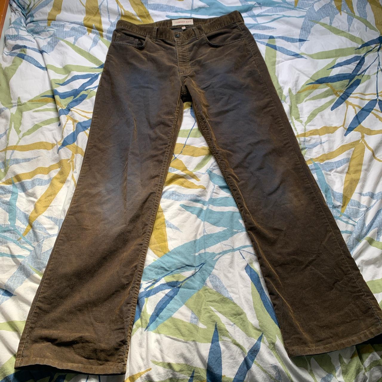 Vintage 70s/80s tonic corduroy trousers 2 tone cords... - Depop