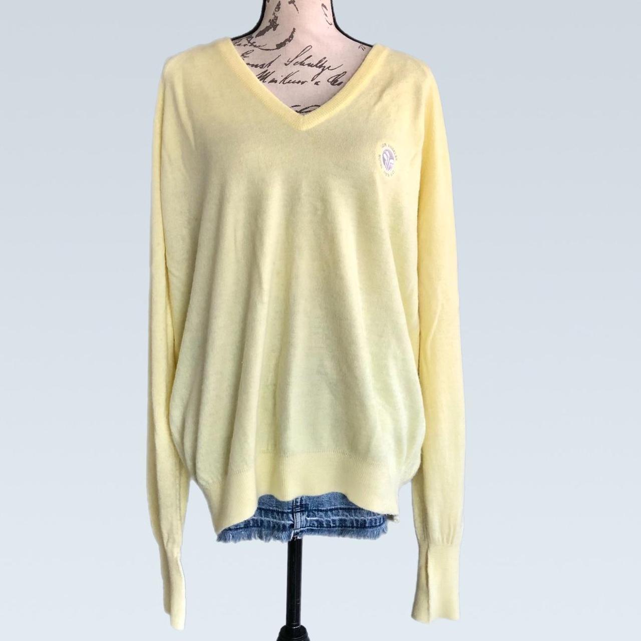 Vintage yellow pullover sweater 🌞 Beautiful and... - Depop