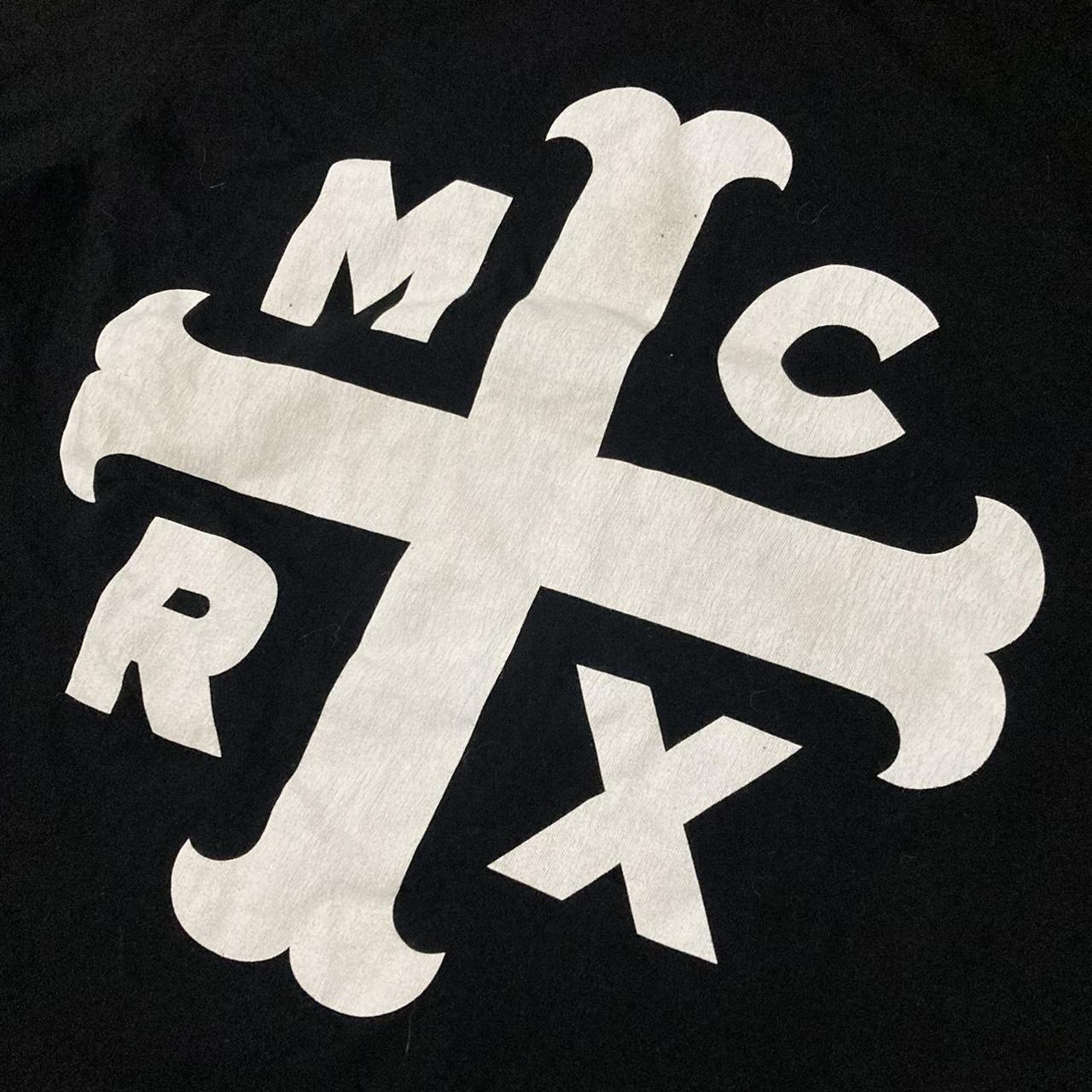 My Chemical Romance Cross MCRX Black Parade Logo... - Depop