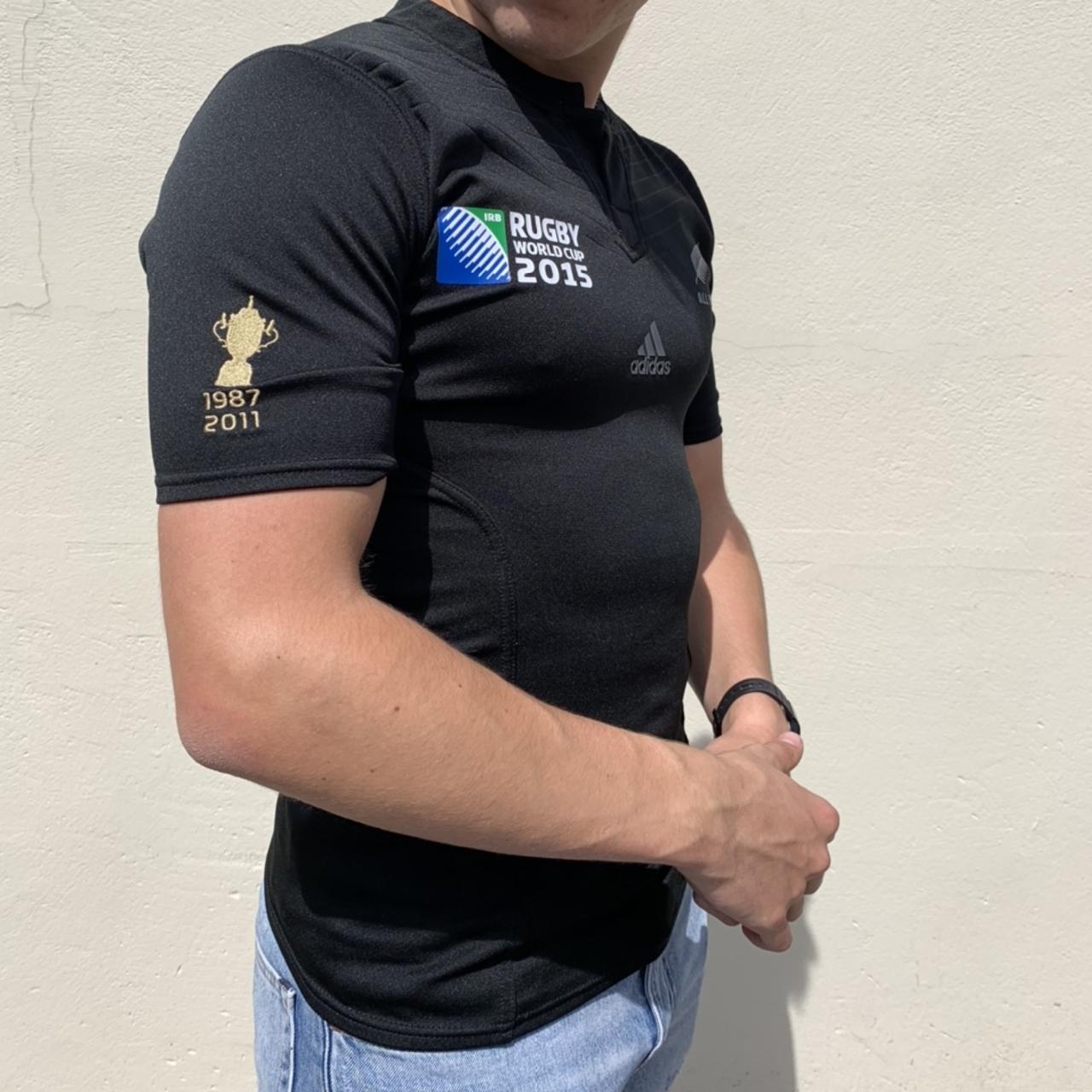 Authentic All Blacks RWC test shirt (the blackest... - Depop