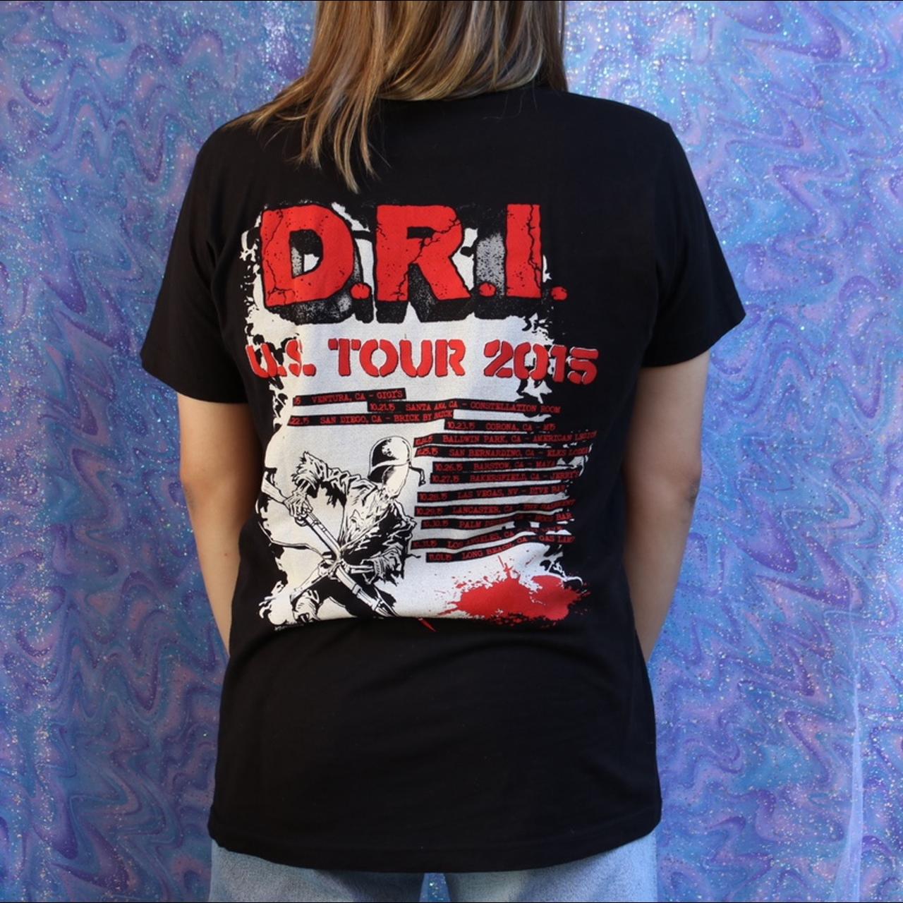 **D.R.I. BAND SHIRT - SKANKER MAN LOGO - SIGNED BY... - Depop