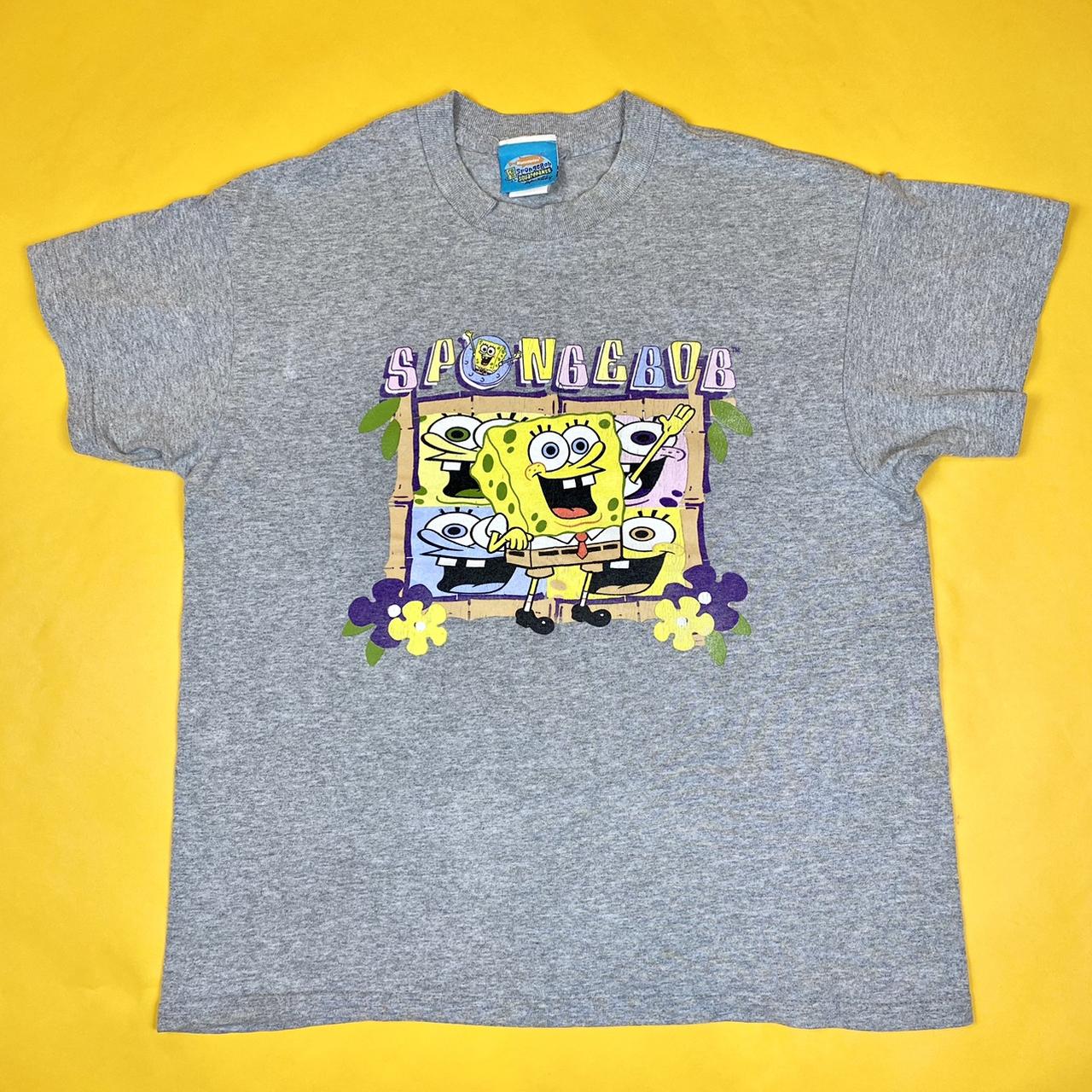 2001 vintage Spongebob tee shirt 💛💛 Nickelodeon’s... - Depop