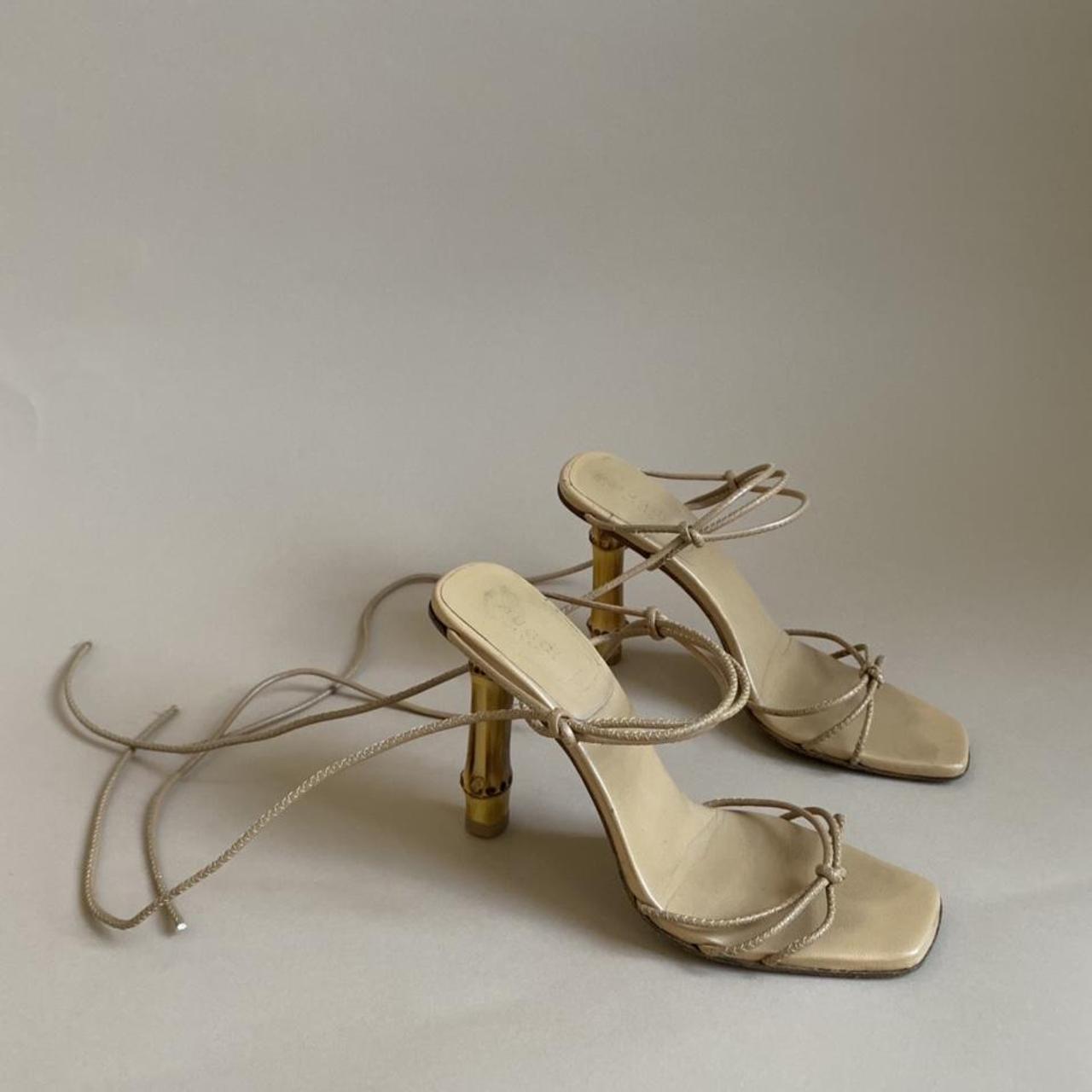 Gucci Women's Tan Slides | Depop