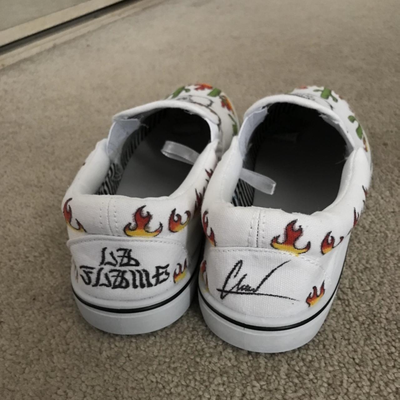 Custom Travis Scott Rodeo shoes, size 8 in women’s,... - Depop