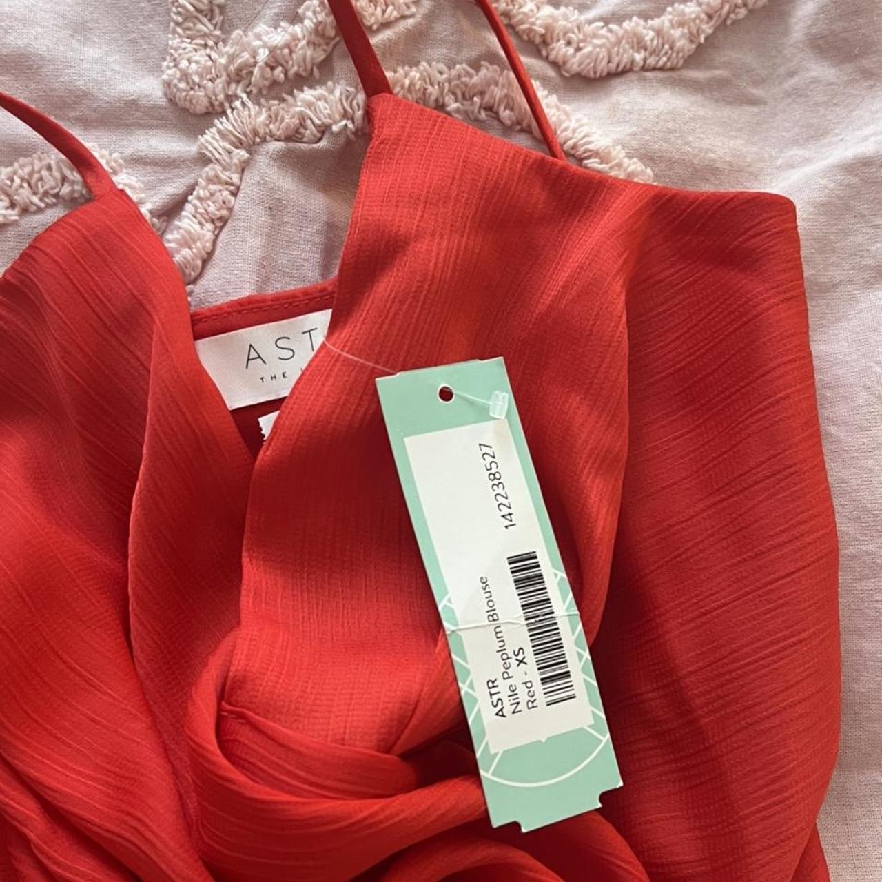 2000s STYLE RED TOP BY ASTR THE LABEL ️ - bought from... - Depop