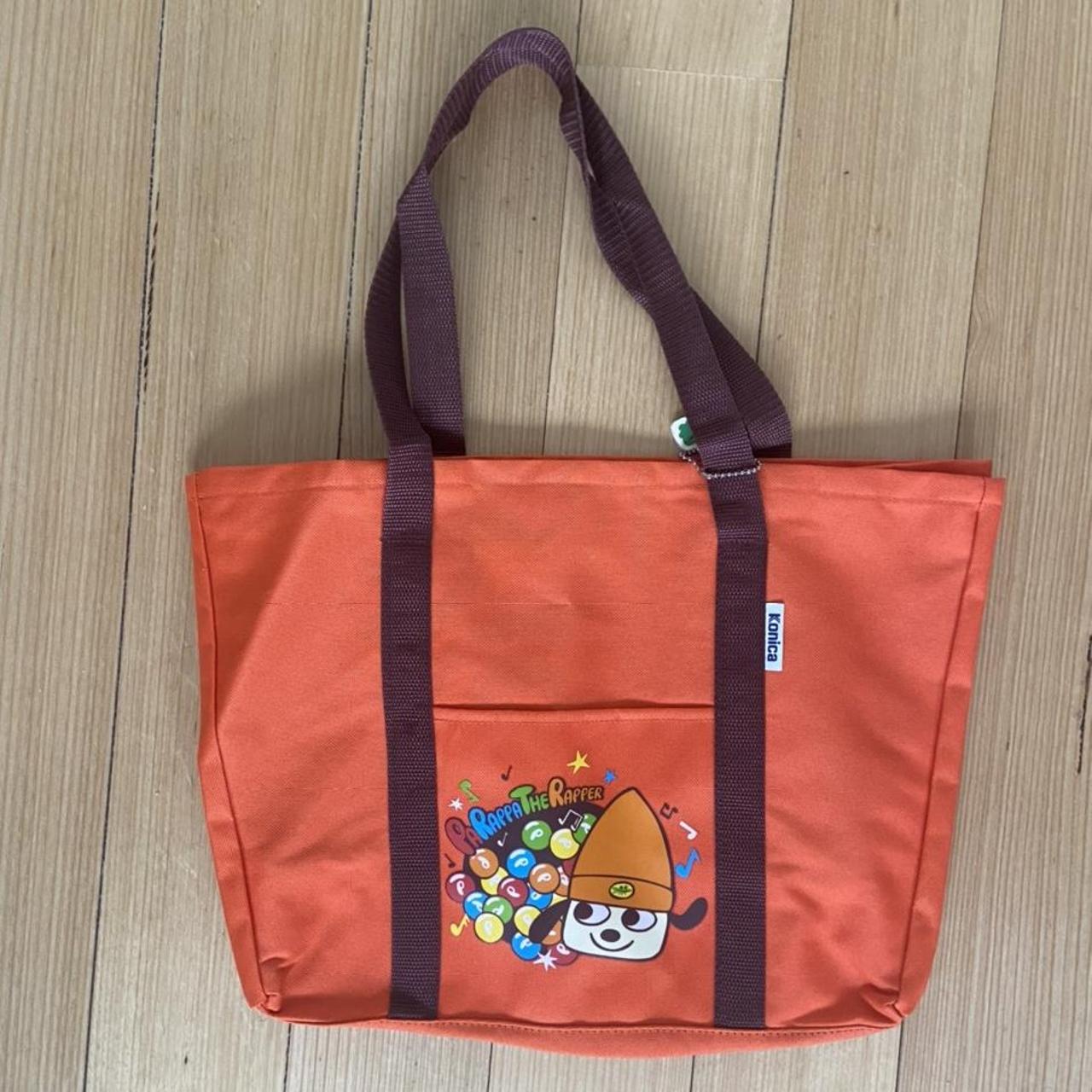 Konica PaRappa the Rappa tote bag Orange colourway,... - Depop